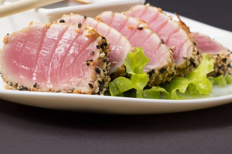 Tagliata di ricciola, un secondo facile e veloce