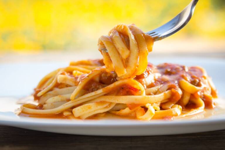 The traditional goodness of pasta alla mugnaia